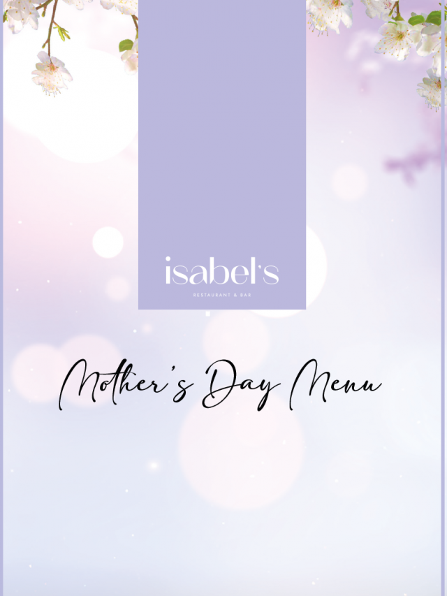 Menus - Isabel's Burton